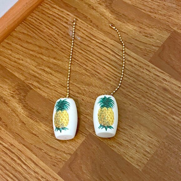 Accents | Pineapple Ceiling Fan Pulls Set Of 2 | Poshmark